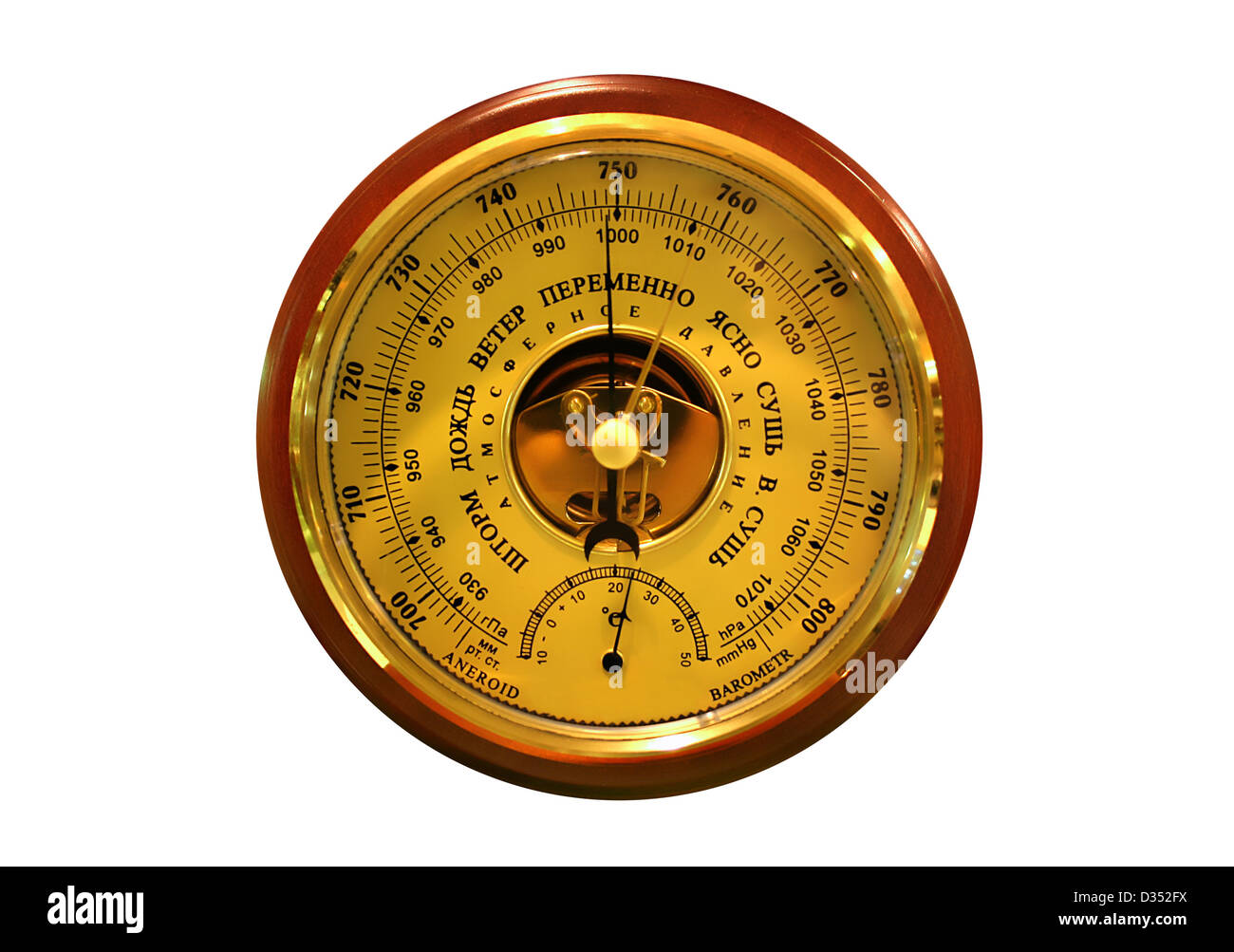 Barometer scale Cut Out Stock Images & Pictures - Alamy
