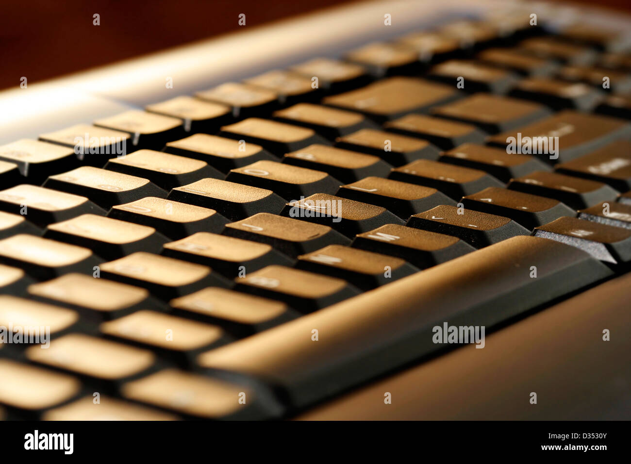 Close-up picture of a computer keyboard Stock Photo - Alamy