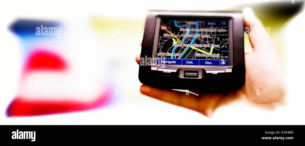 Hand in location hi-res stock photography and images - Alamy