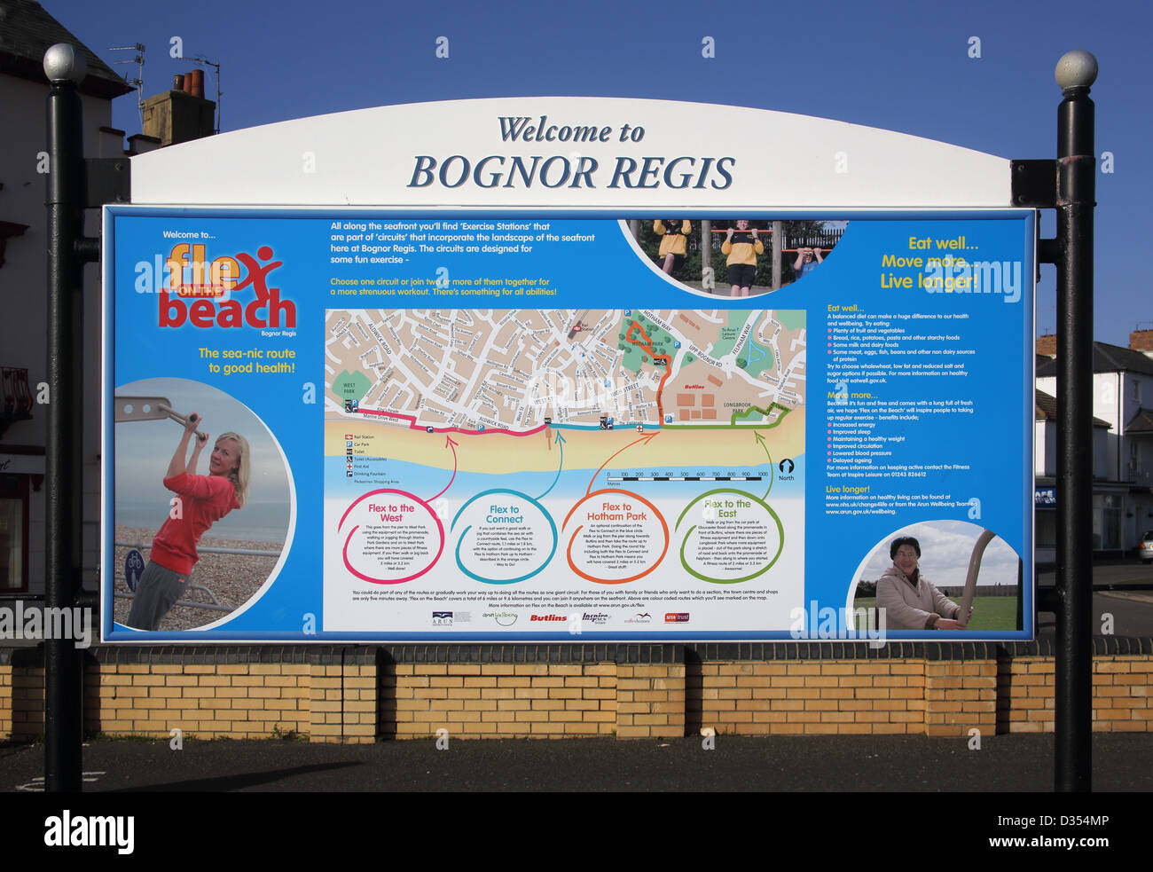 Bognor regis map hi-res stock photography and images - Alamy