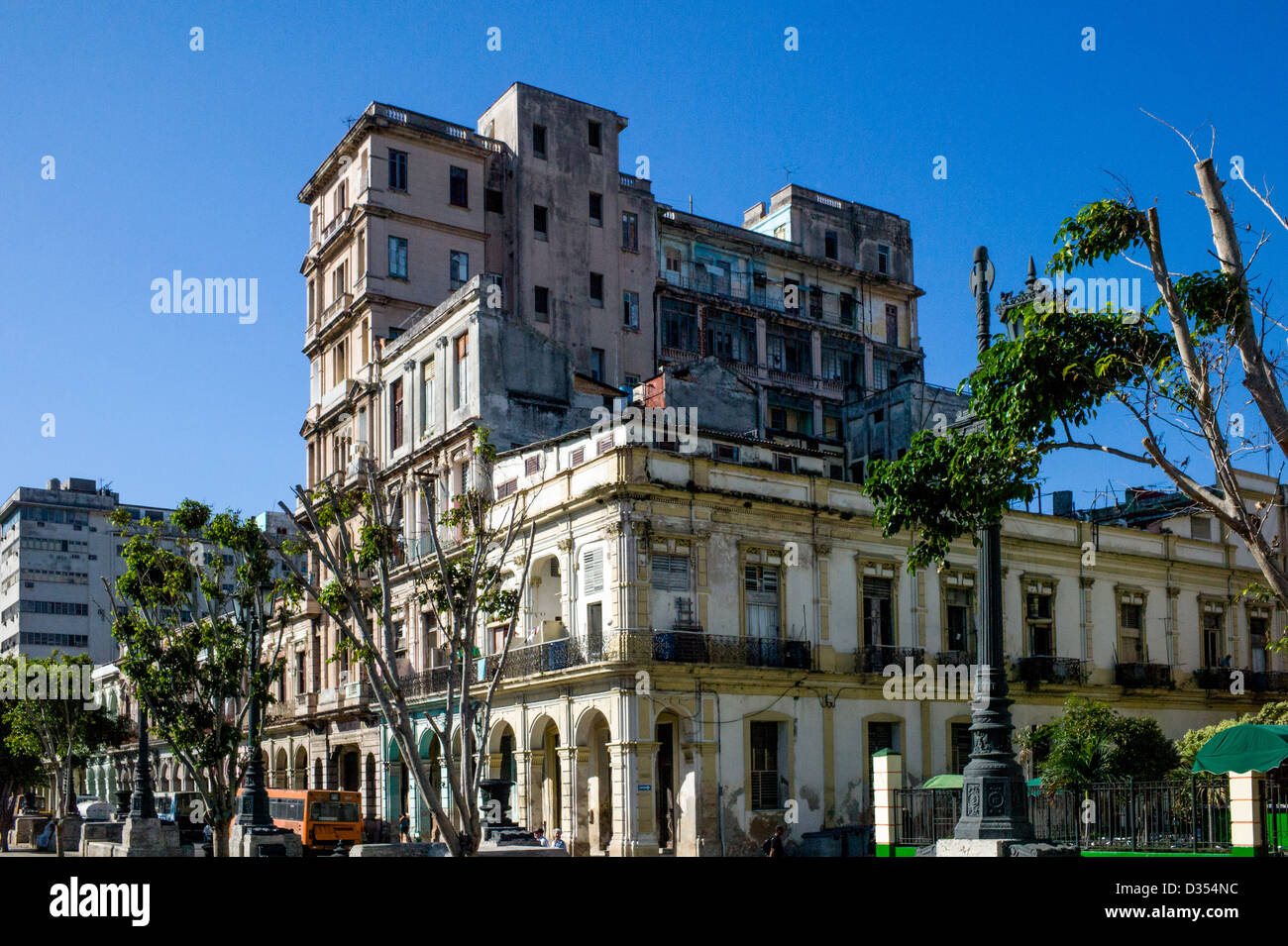 Buildings in the city of Havana, Cuba which are in need of updating and ...