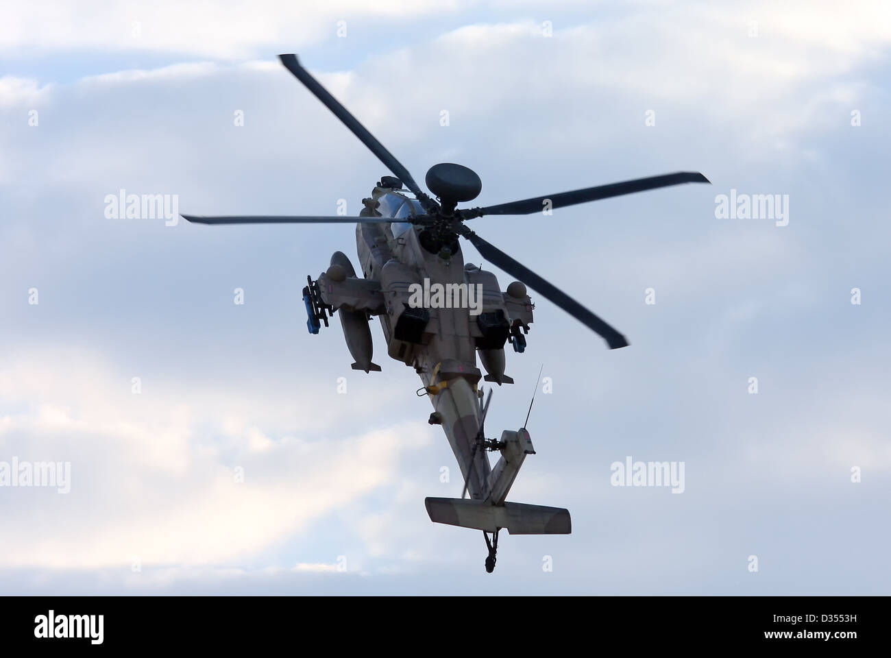 Israeli Air force Apache AH-64A in flight Stock Photo - Alamy