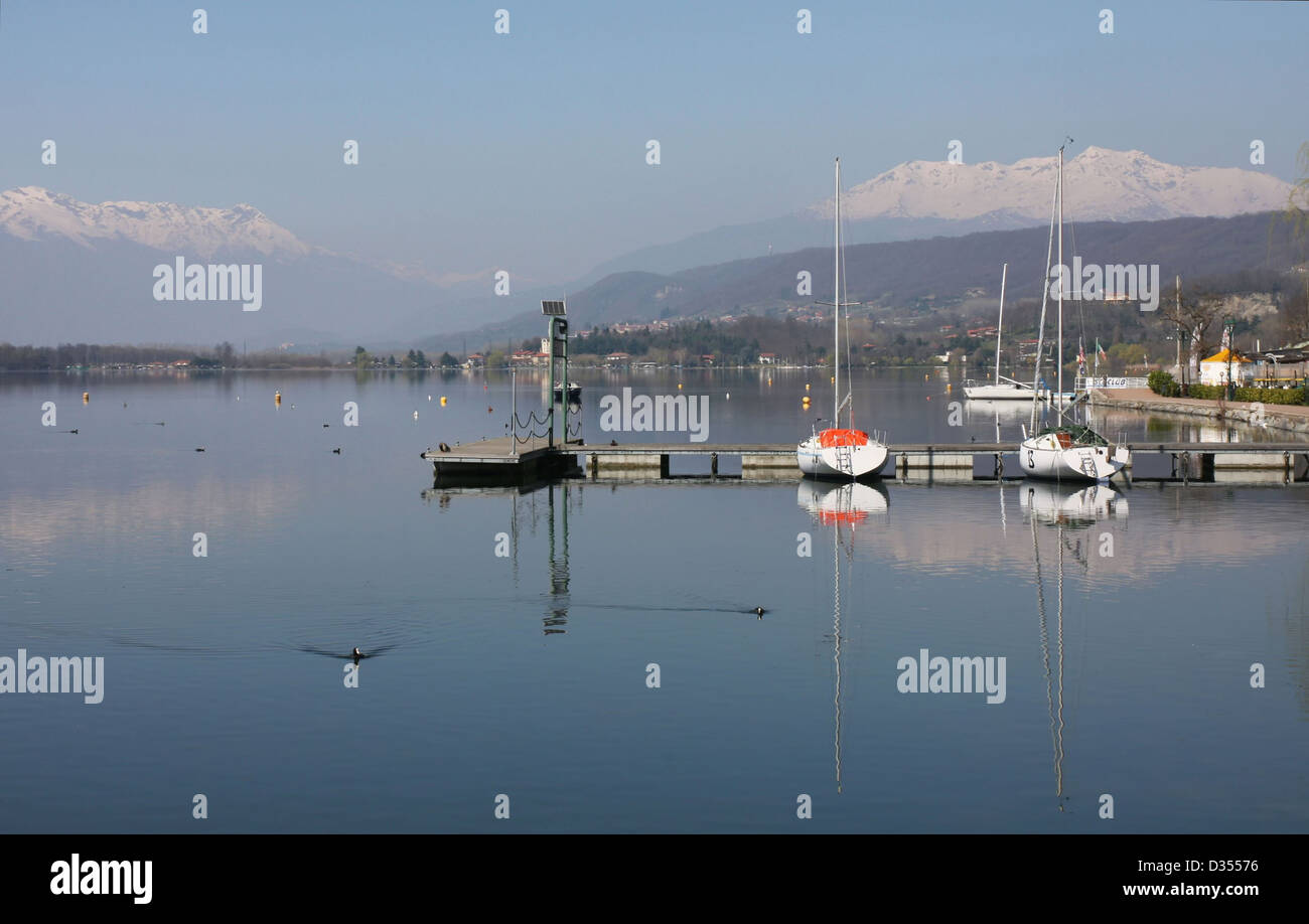 Italy, Piedmont (Piemonte) region, Viverone Lake Stock Photo - Alamy