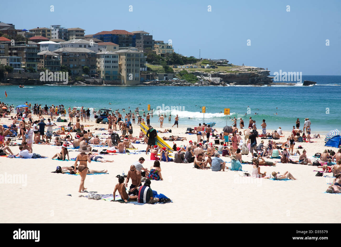 During a warm summer's day crowds of people flock to Australia's iconic ...