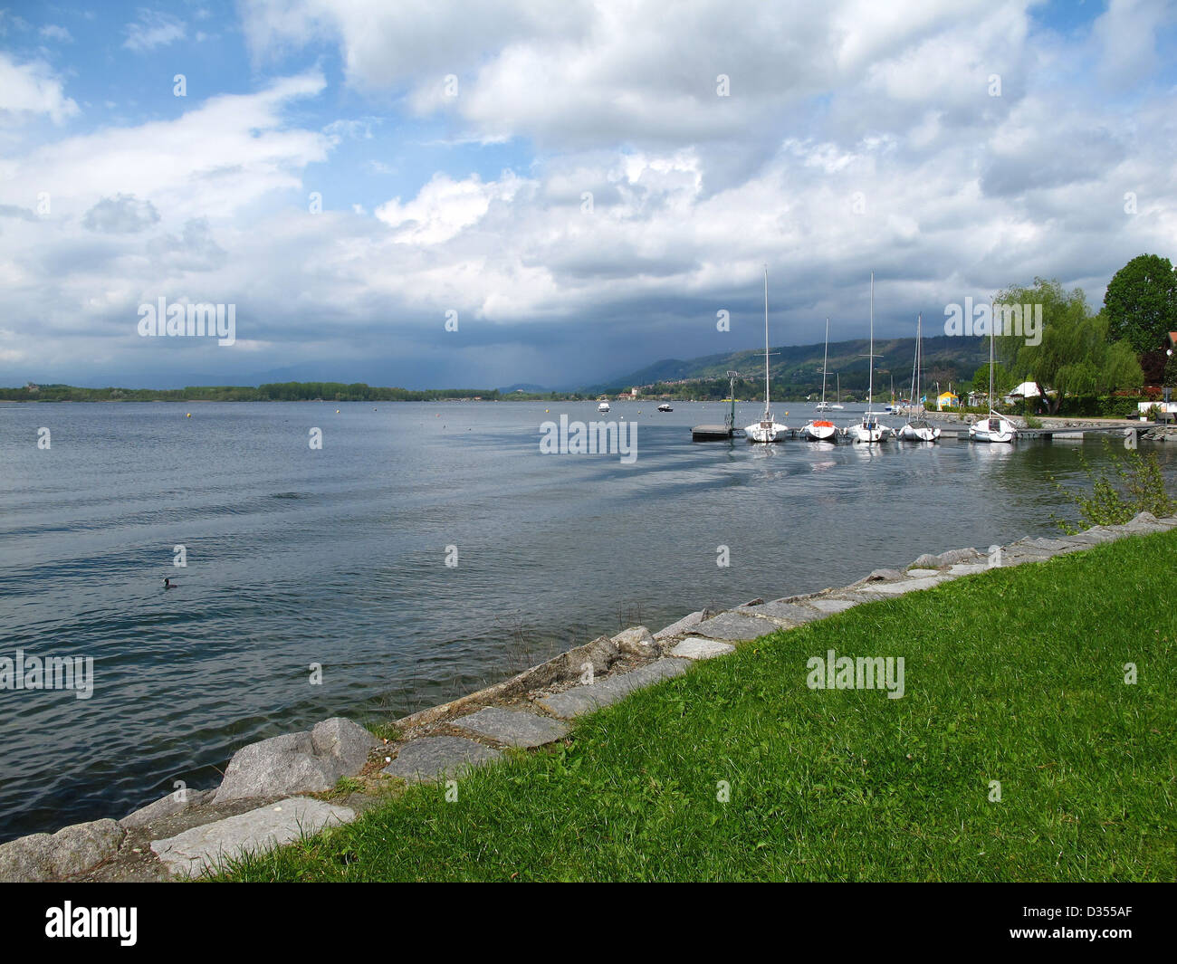 Italy, Piedmont (Piemonte) region, Viverone Lake Stock Photo - Alamy