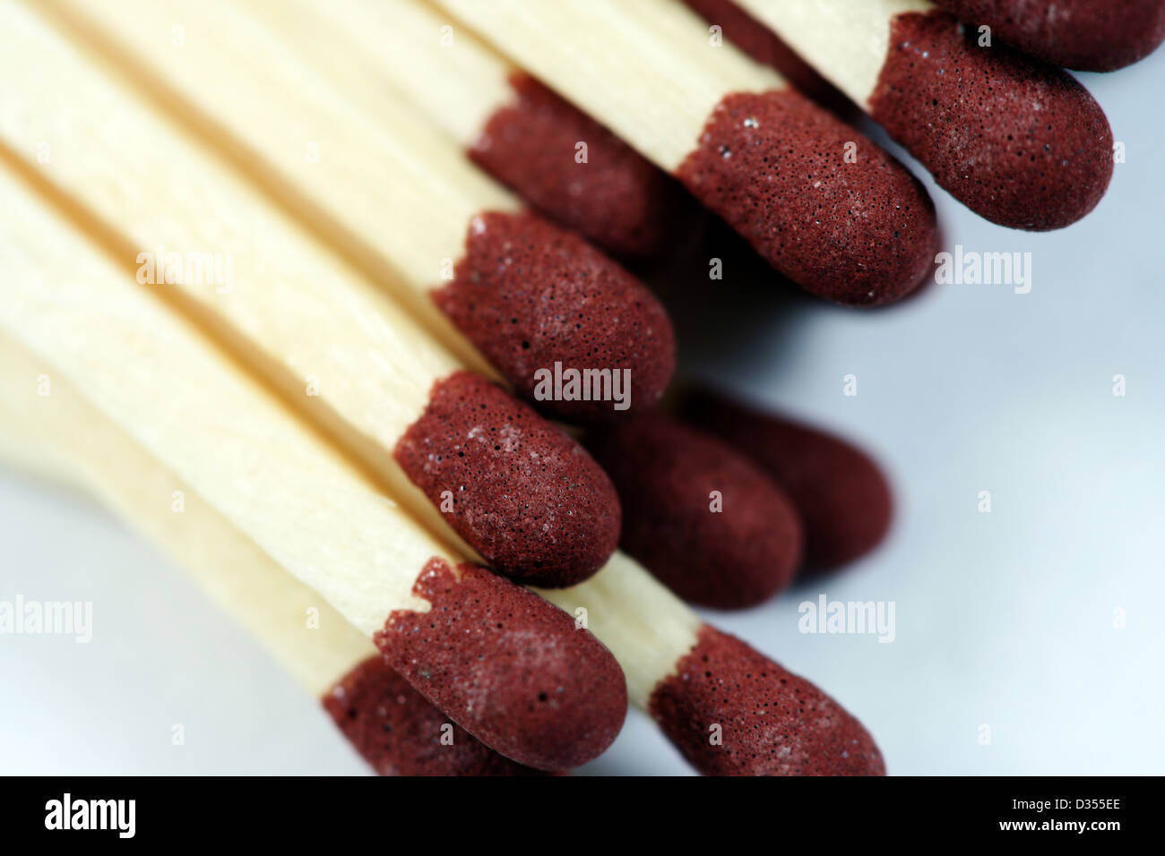 Match isolated on white. Blur image Stock Photo - Alamy