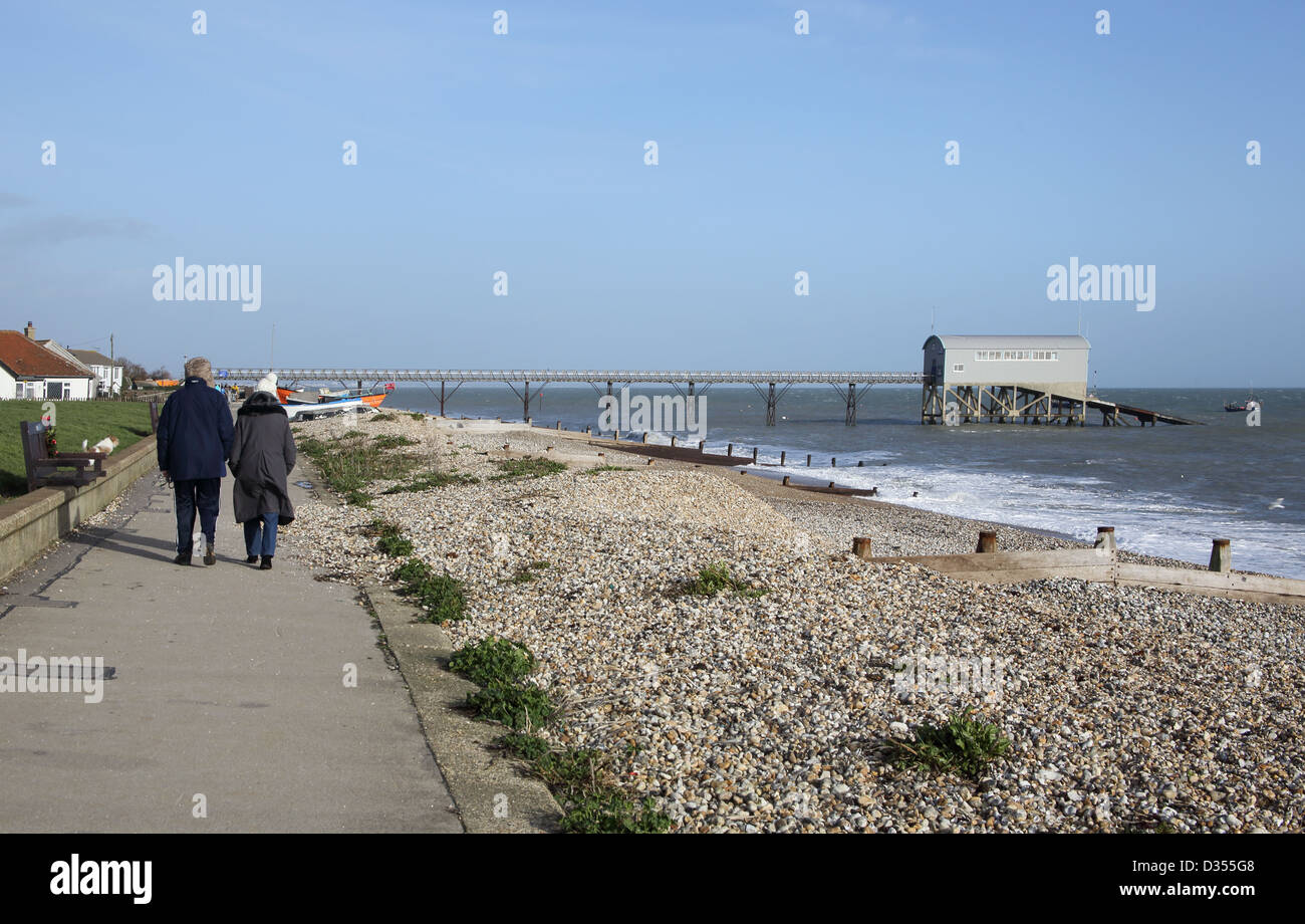 Selsey beach england sussex pier hi-res stock photography and images ...
