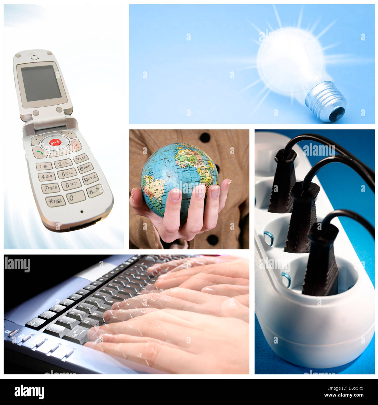 Cable and wireless world map hi-res stock photography and images - Alamy