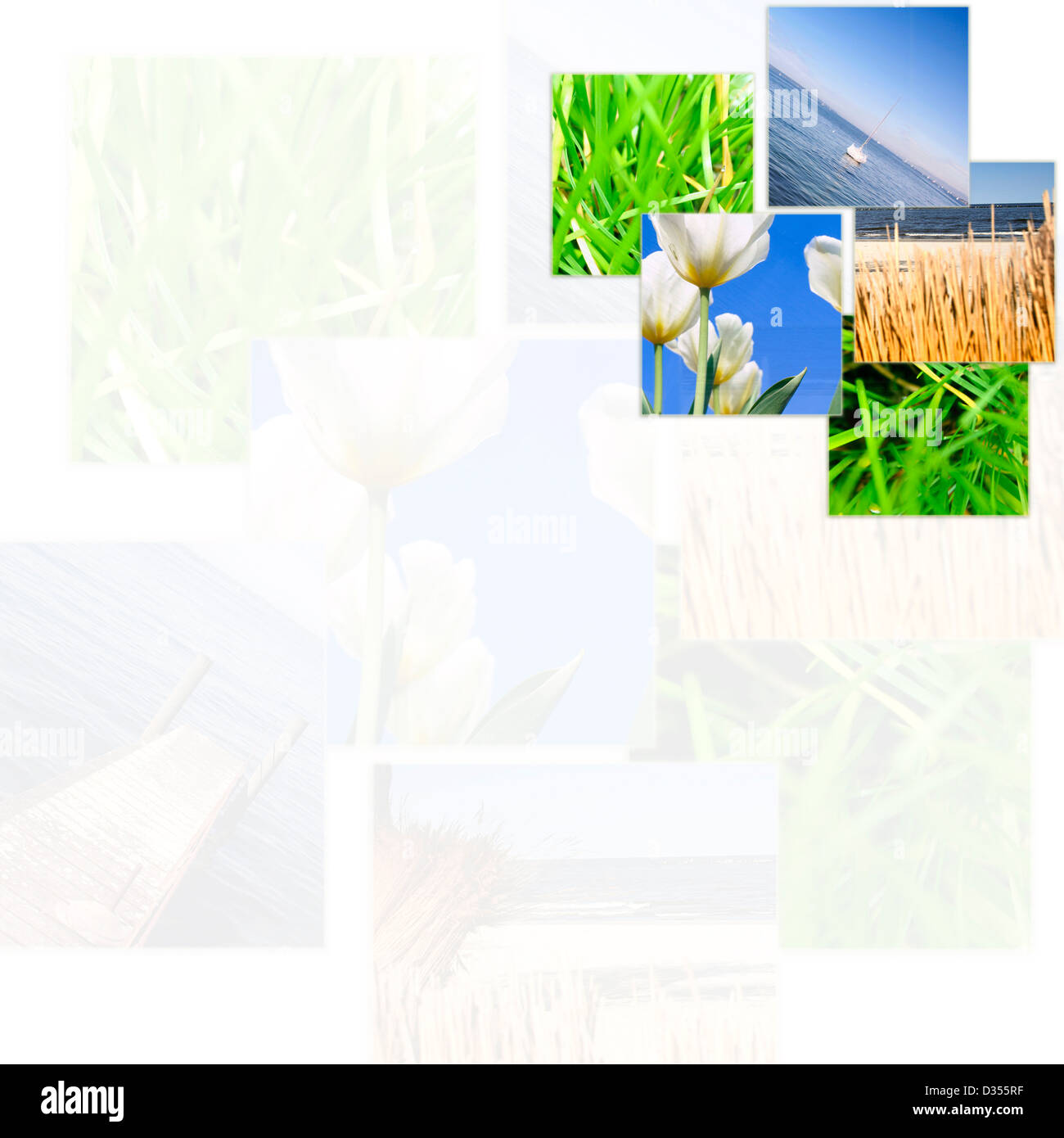 collage of beautiful nature landscapes Stock Photo - Alamy