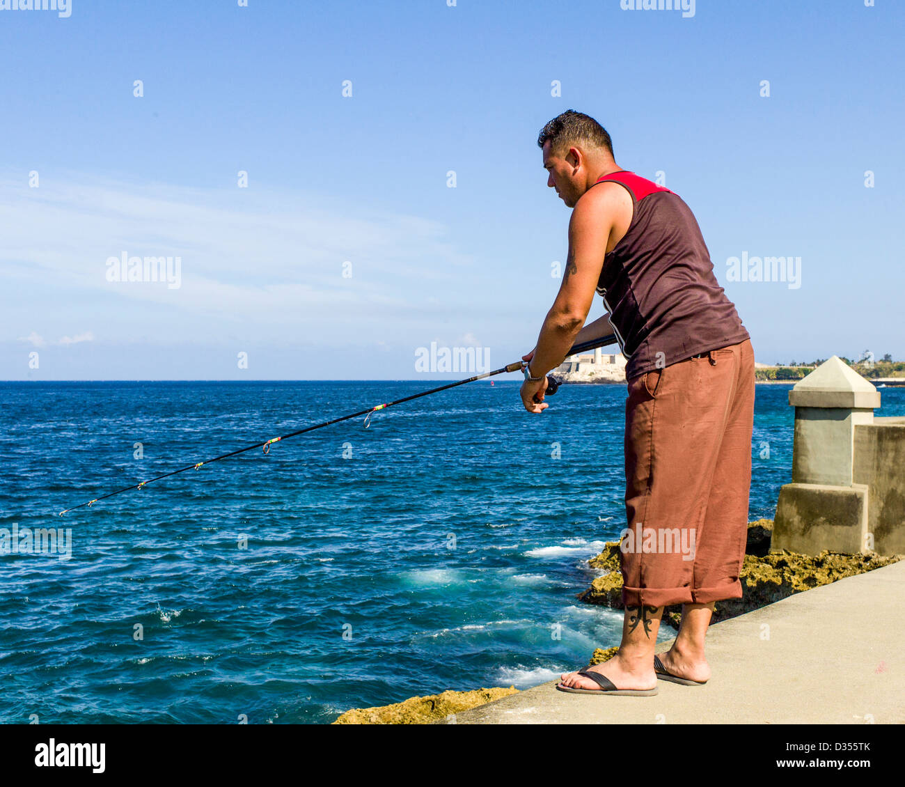Latino girl fishing hi-res stock photography and images - Alamy