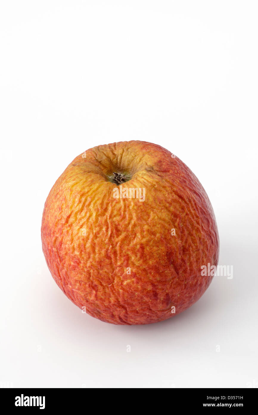 One wrinkly apple Stock Photo - Alamy