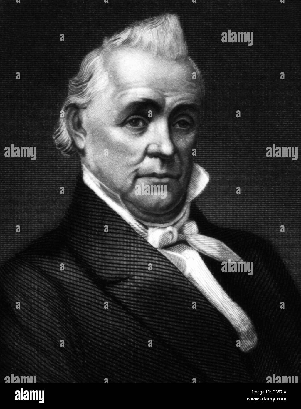 Vintage portrait of James Buchanan Stock Photo - Alamy