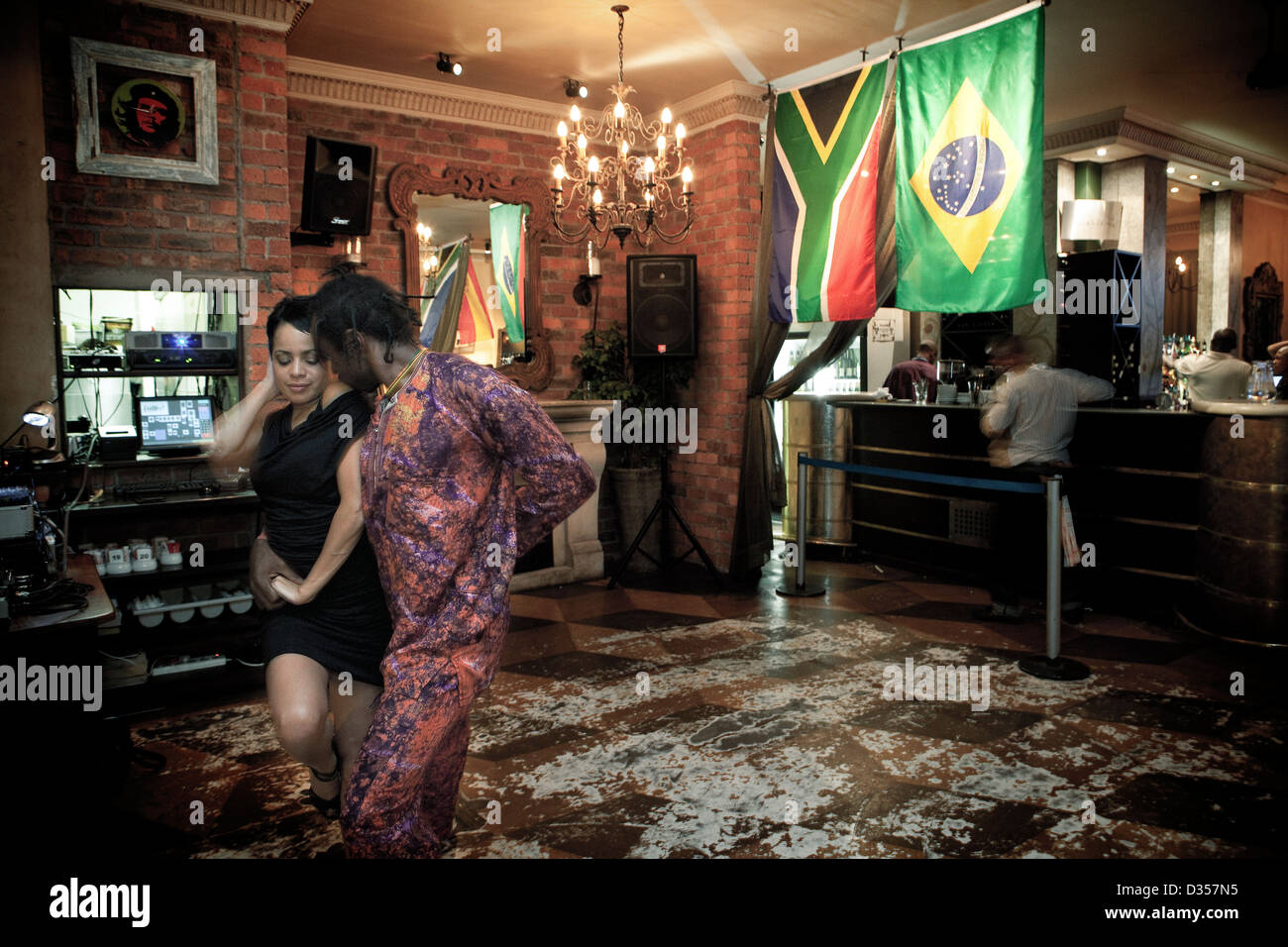Salsa dancers in the early hours of the morning in the Cape Quarter ...