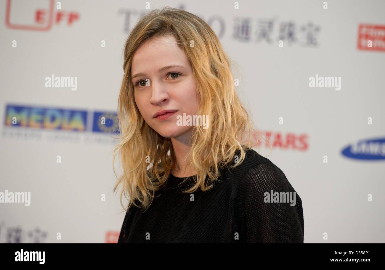 French actress Christa Theret attends a photocall of the Shooting Star ...