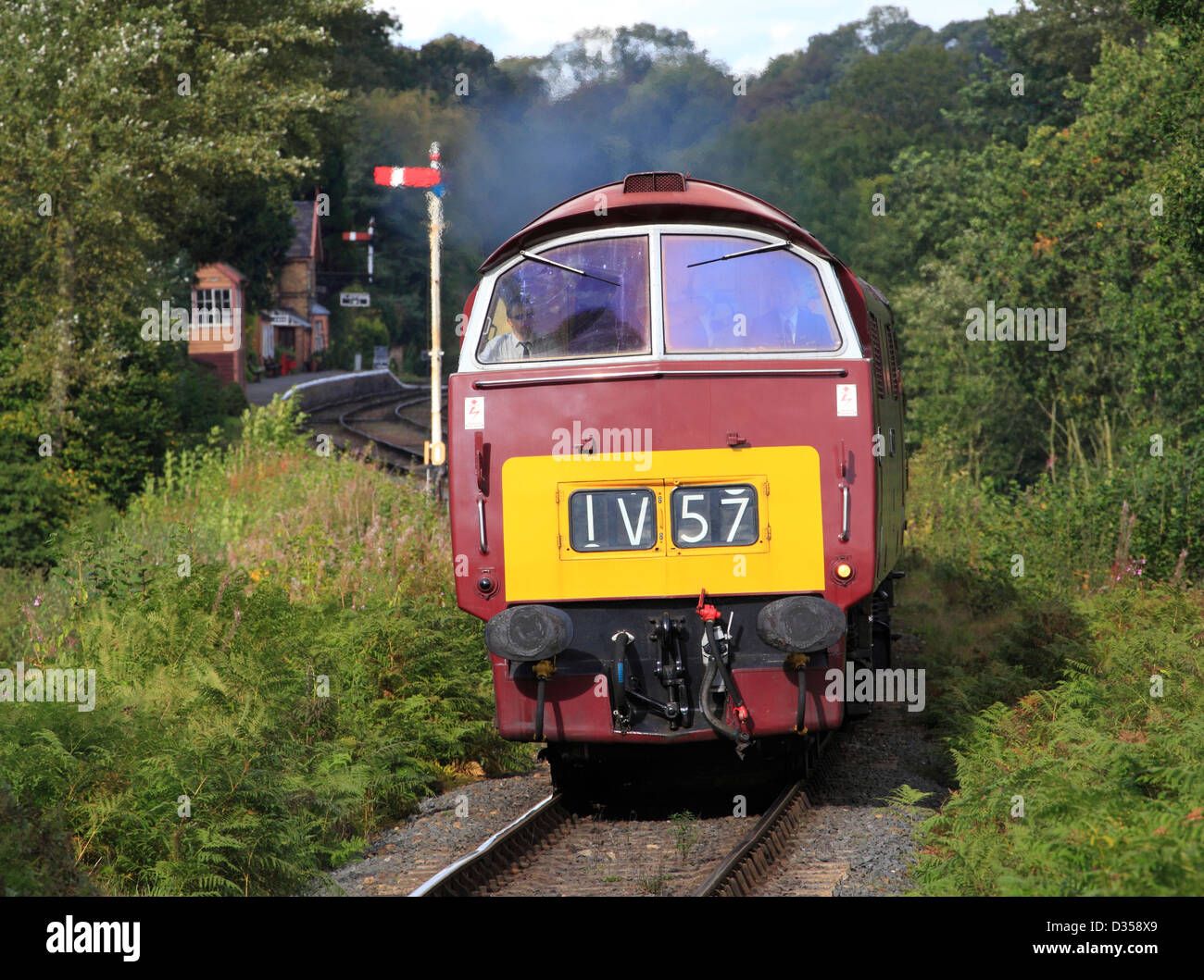 Class 52 western diesel locomotive hi-res stock photography and images ...