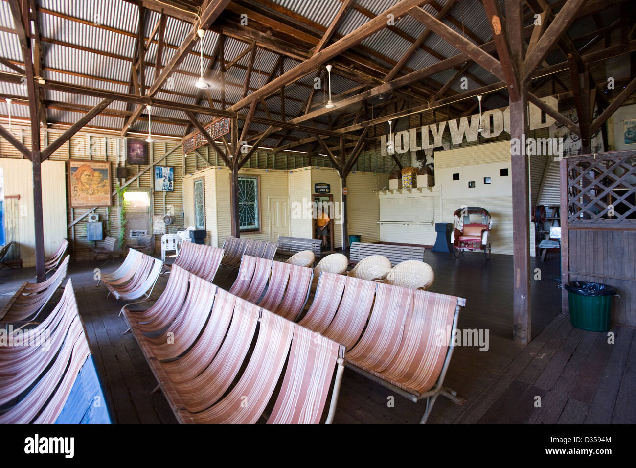 Sun Picture Gardens outdoor movie theatre, Broome, Western Australia ...