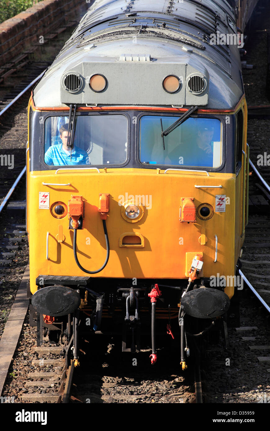 Class 50 Diesel Locomotive on the Severn Valley Railway, Bewdley ...