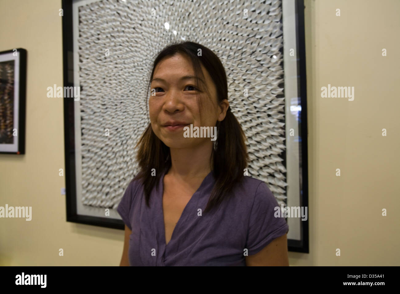 Hiromi Ashlin, Happy Bird Studio in Broome, Western Australia Stock ...