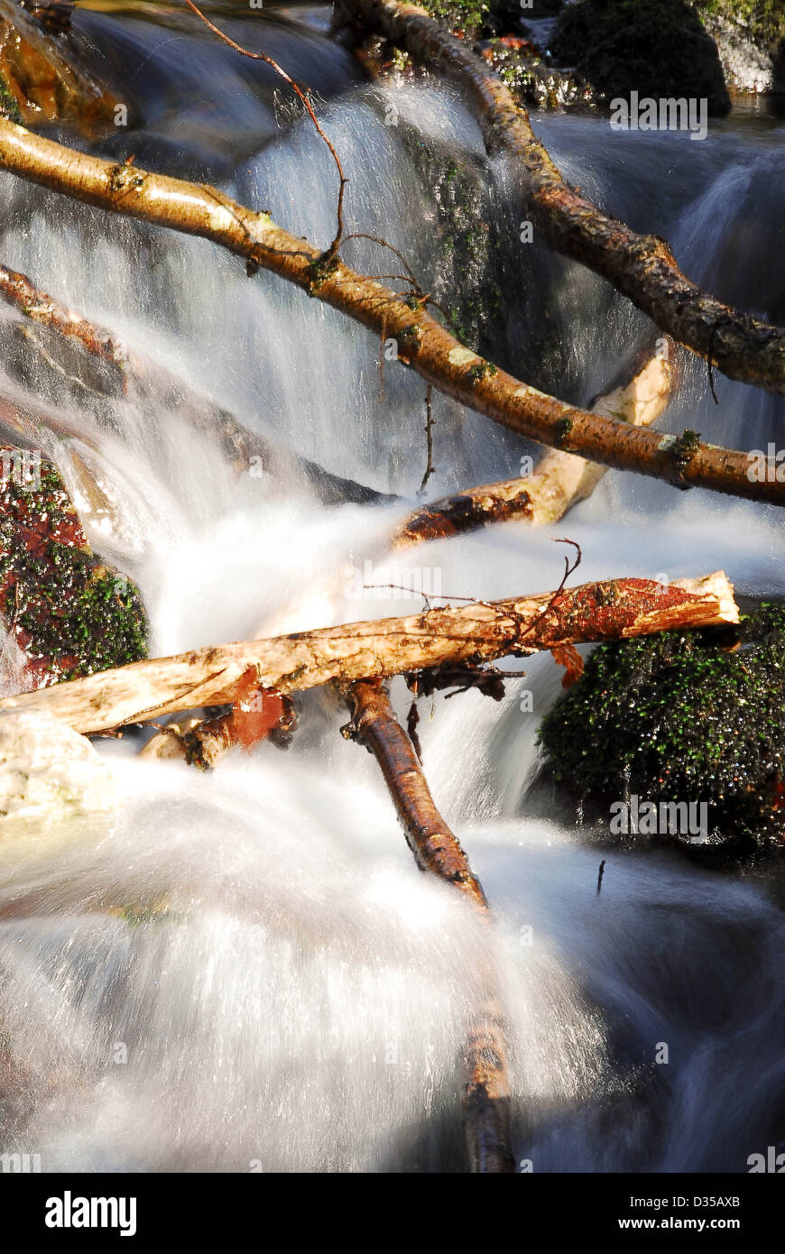 A small waterfall Stock Photo - Alamy