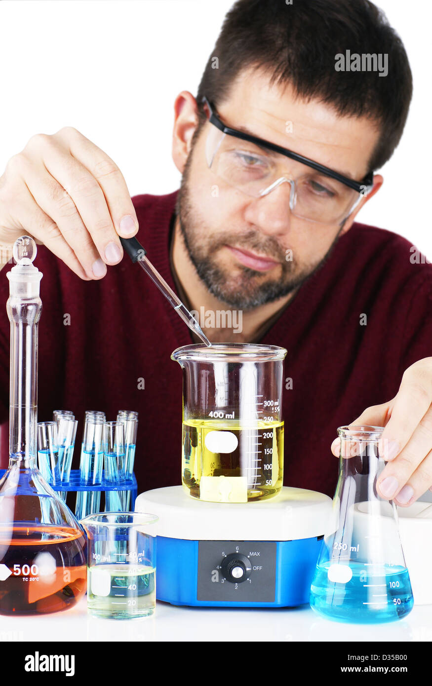 Scientist doing research Stock Photo - Alamy