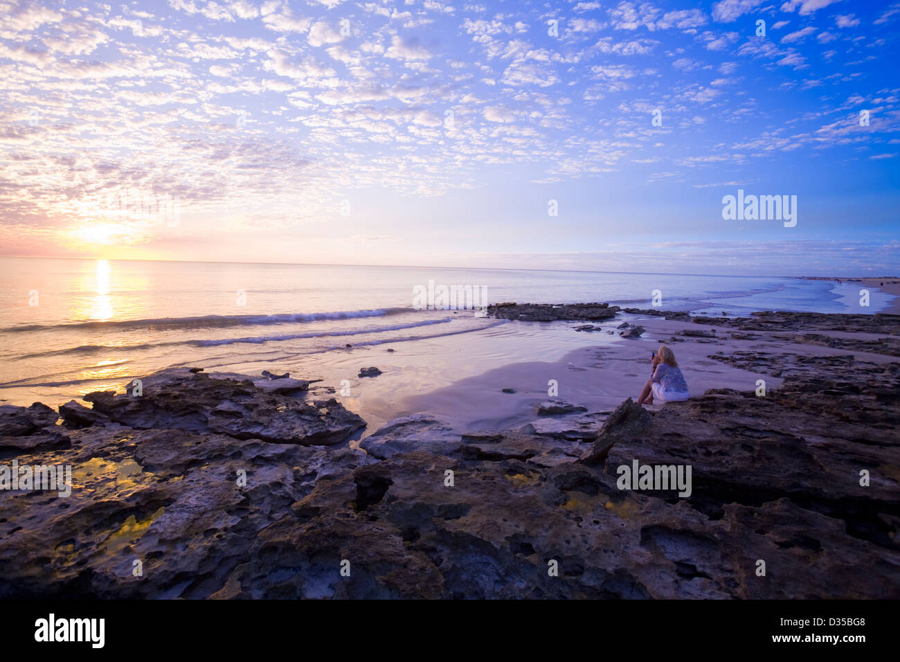 World-famous Cable Beach is especially notable for its glorious sunsets ...