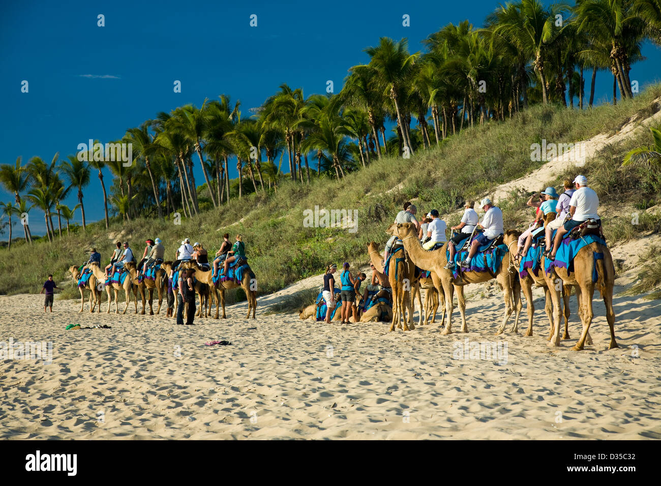 A camel ride on Cable Beach -- at either sunrise or sunset -- is a ...