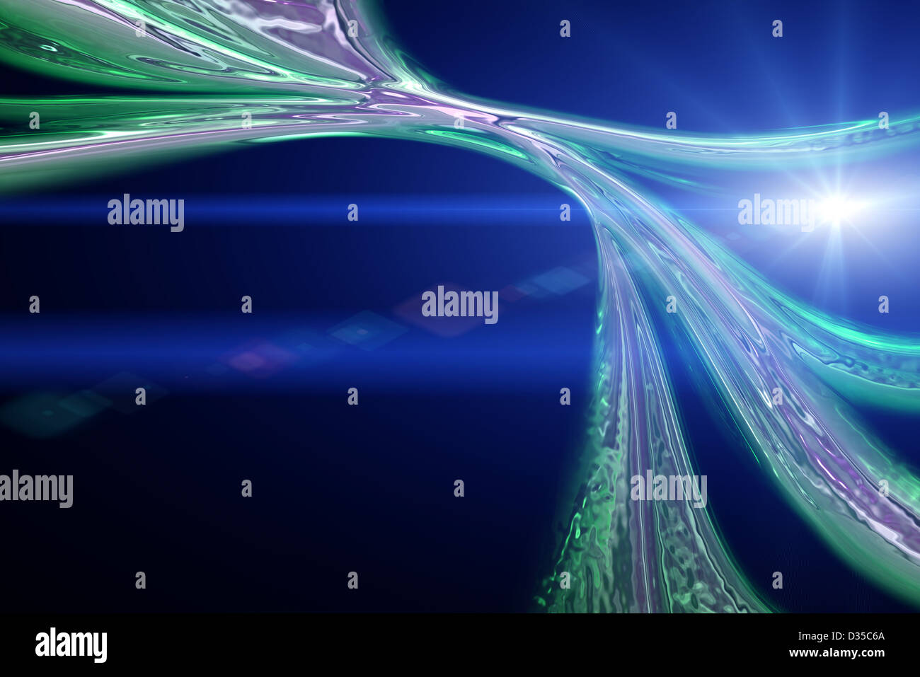 Futuristic technology wave background design with lights Stock Photo ...