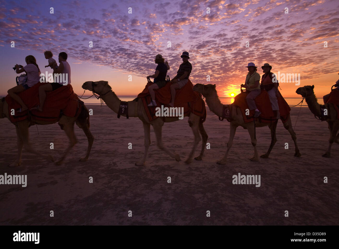 A camel ride on Cable Beach -- at either sunrise or sunset -- is a ...