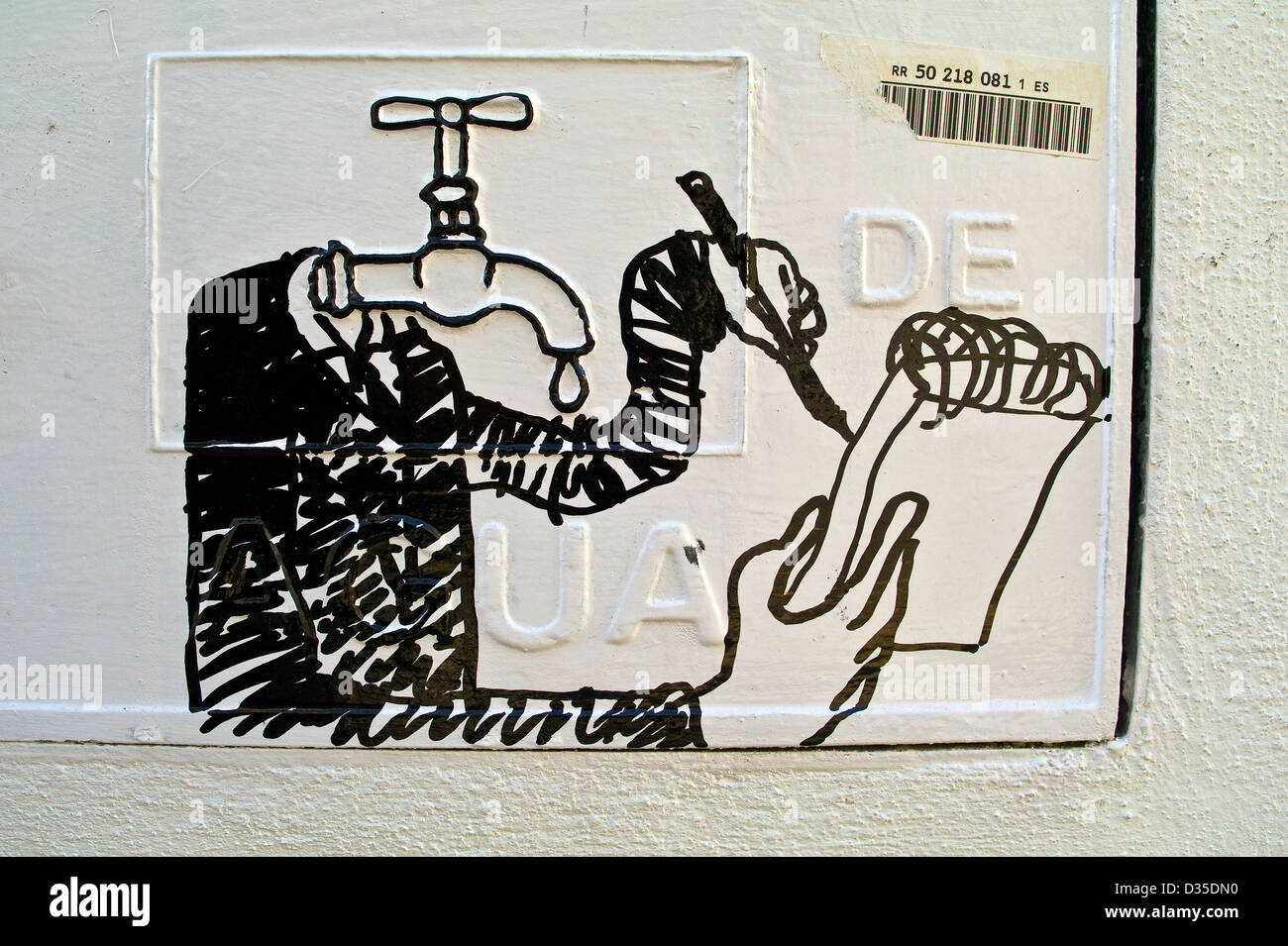 Street art cartoon hi-res stock photography and images - Alamy