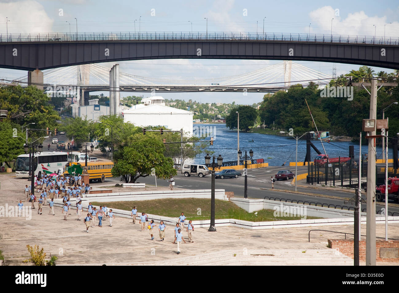 Ozama river bridge dominican republic High Resolution Stock Photography ...