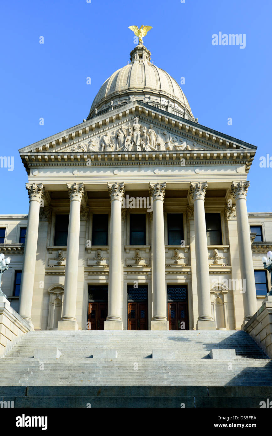 State Capitol Building Jackson Mississippi MS US Stock Photo - Alamy