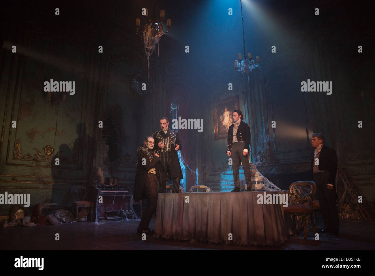 The play Great Expectations adapted from a Charles Dickens novel opens ...