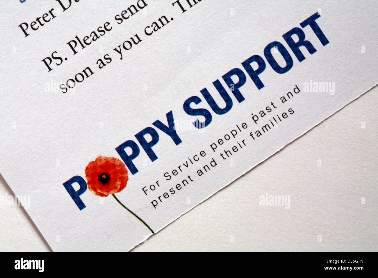 The royal british legion poppy logo hi-res stock photography and images ...