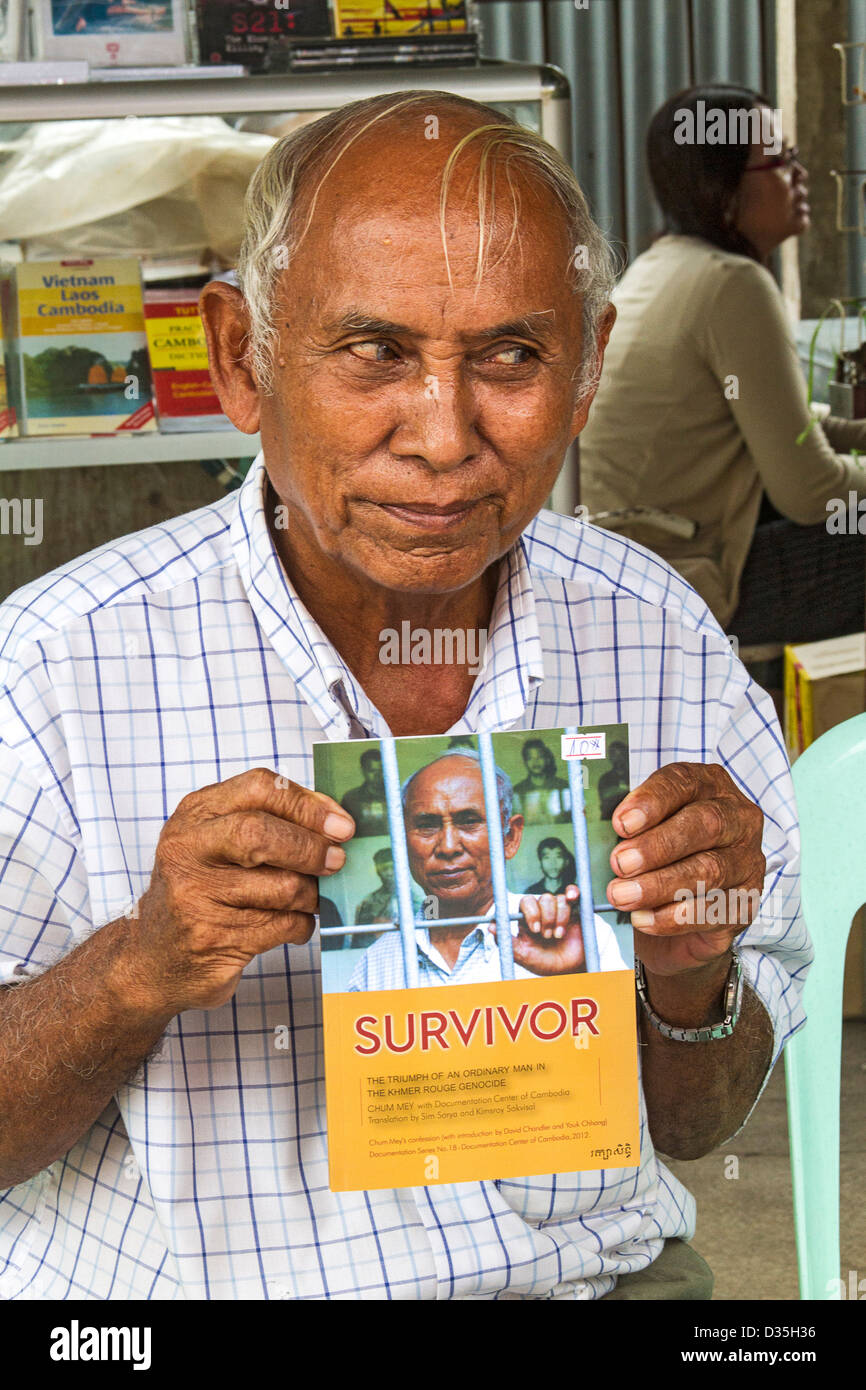 Chum Mey, one of seven people who survived S-21 prison during Pol Pot ...