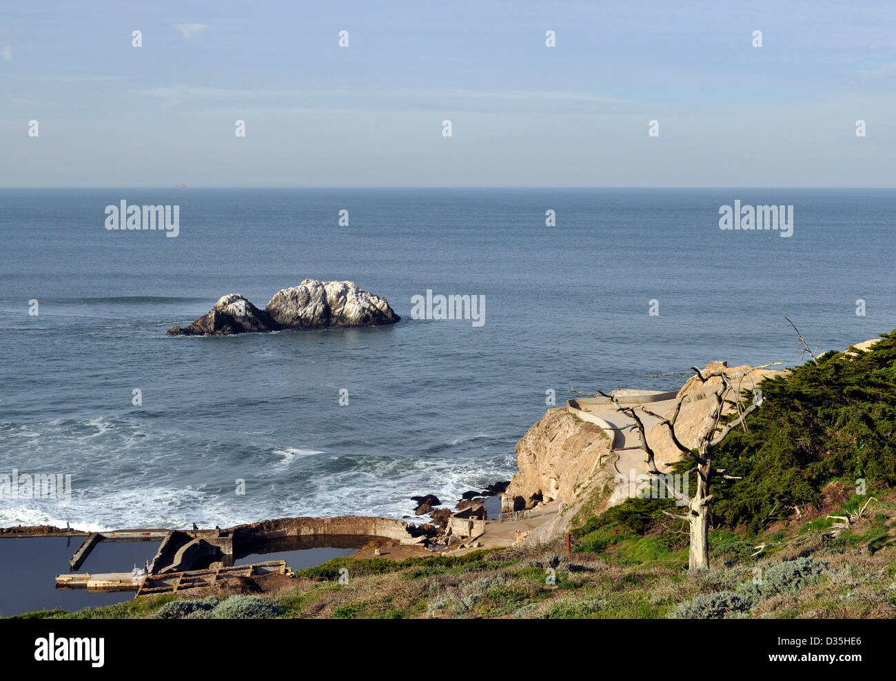 Sutro Bath Ruins, Seal Rocks, Golden Gate National Recreation Area, San ...