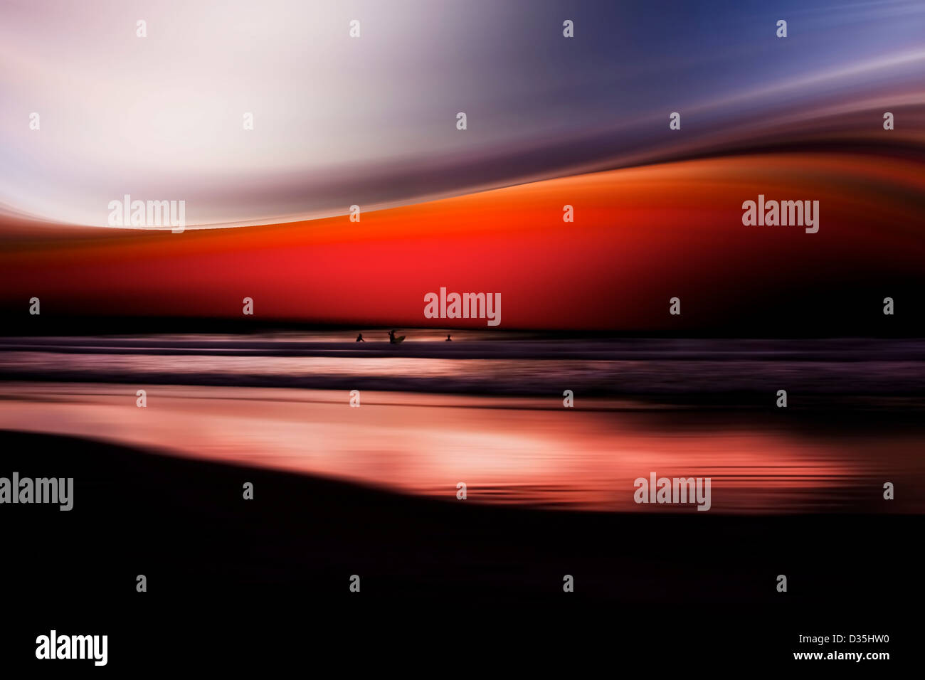 Distorted landscape hi-res stock photography and images - Alamy