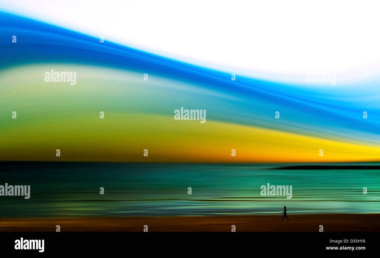 Distorted landscape hi-res stock photography and images - Alamy