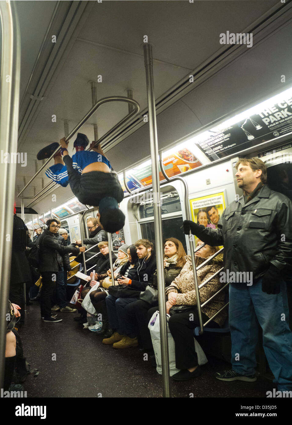 subway passengers in New York City Stock Photo - Alamy