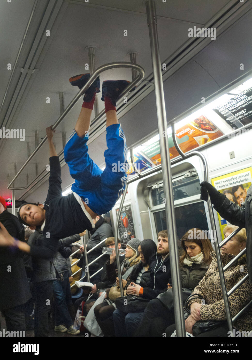 subway passengers in New York City Stock Photo - Alamy