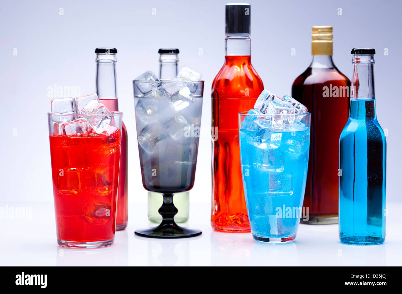 Exotic alcohol drinks Stock Photo - Alamy