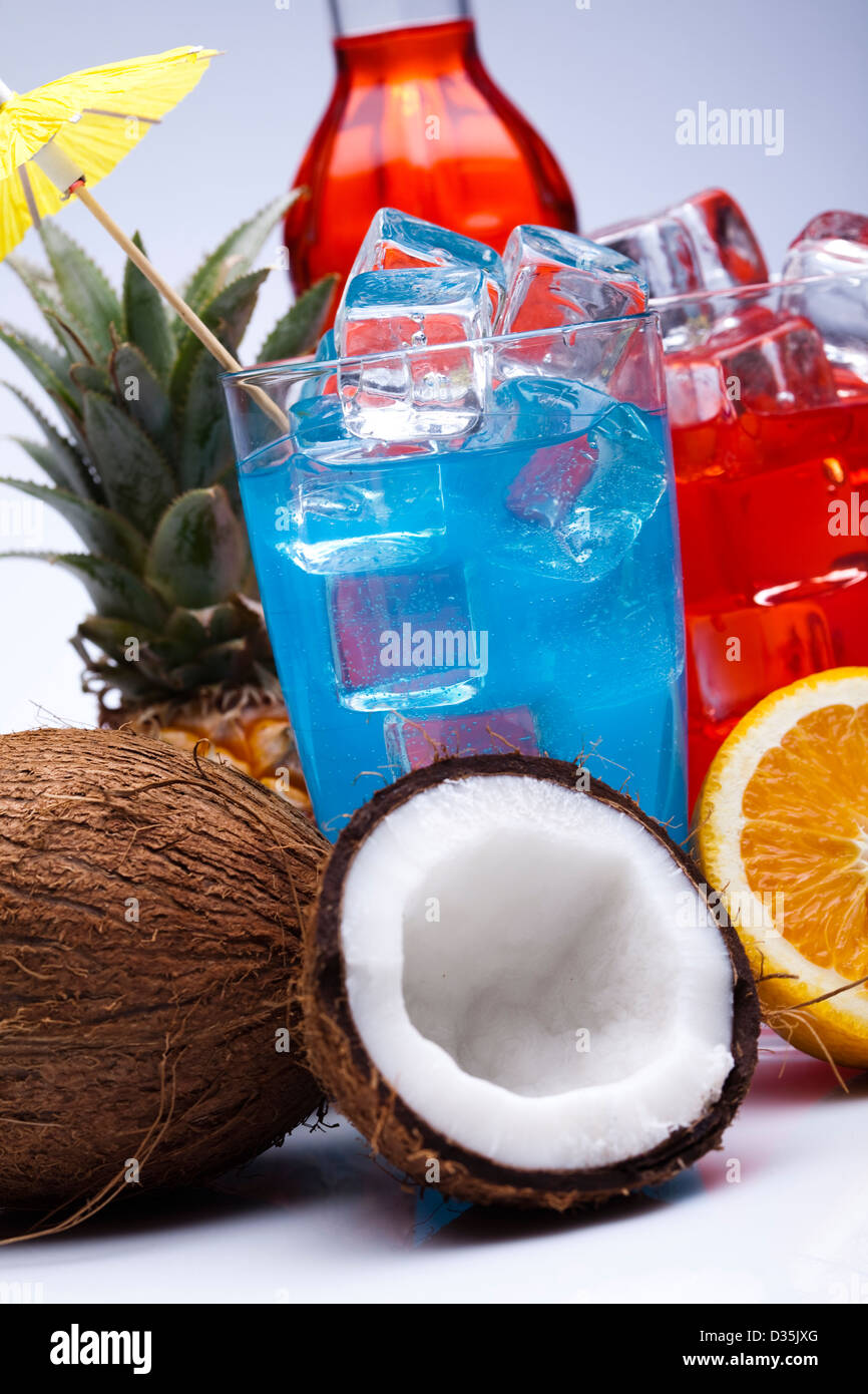 Exotic alcohol drinks Stock Photo - Alamy