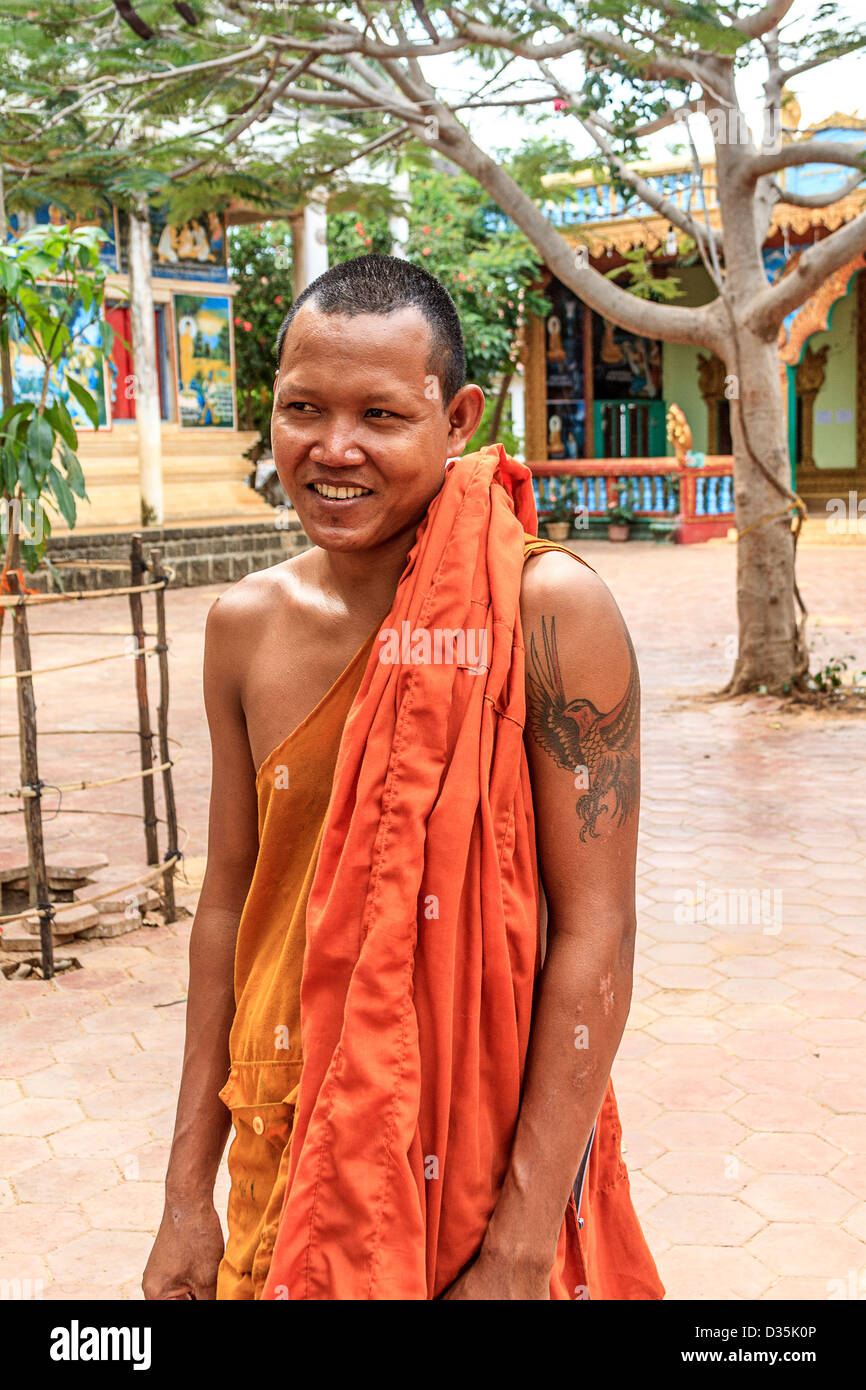Buddhist monk tattoo hi-res stock photography and images - Alamy