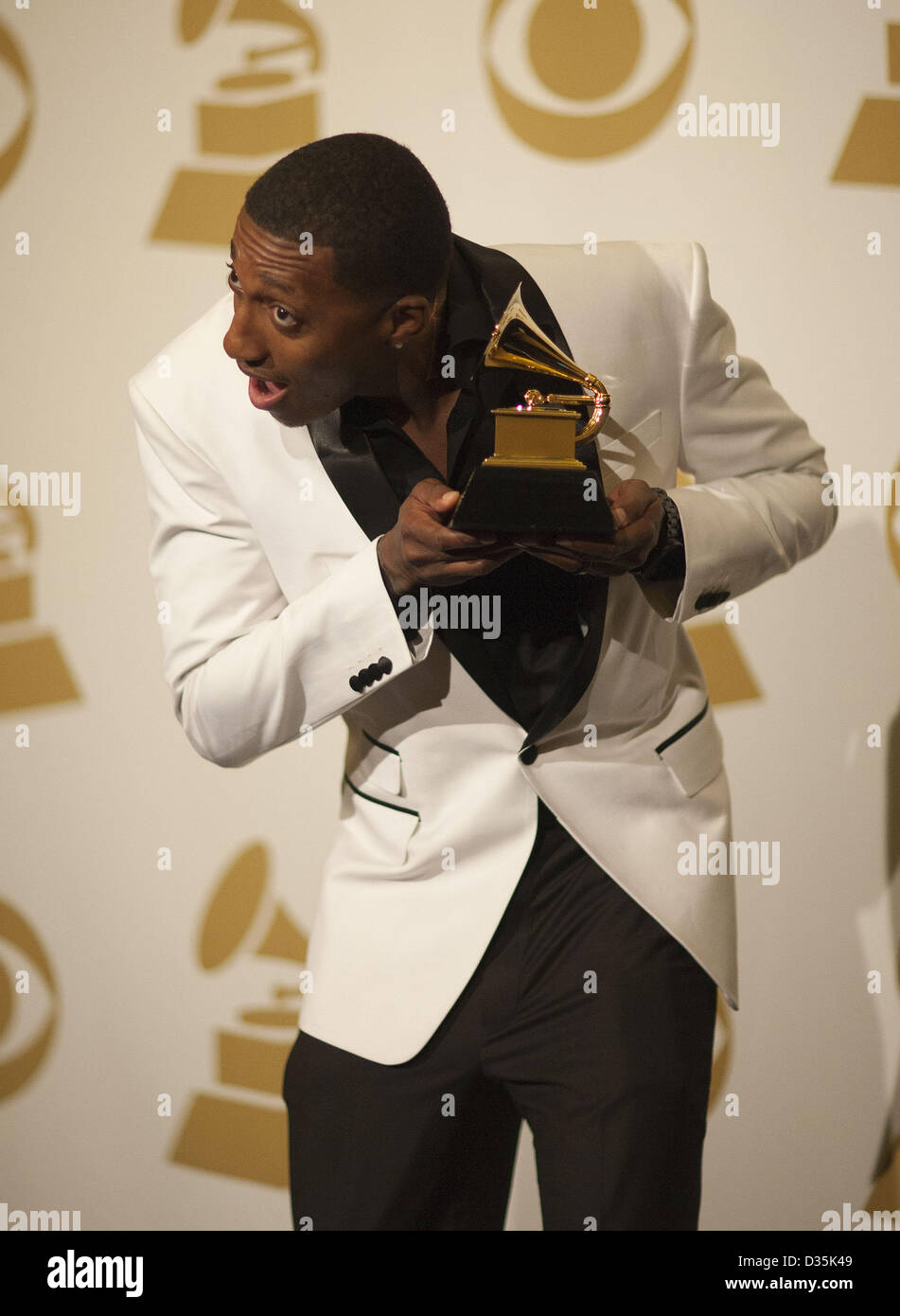 Los Angeles, California, USA. 10th February 2013. LECRAE receives the ...
