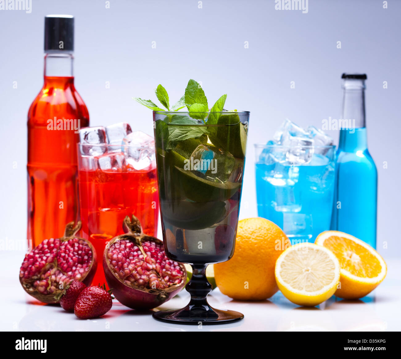 Exotic alcohol drinks Stock Photo - Alamy