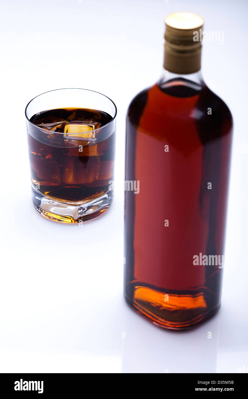 Alcohol drink, Whiskey Stock Photo - Alamy