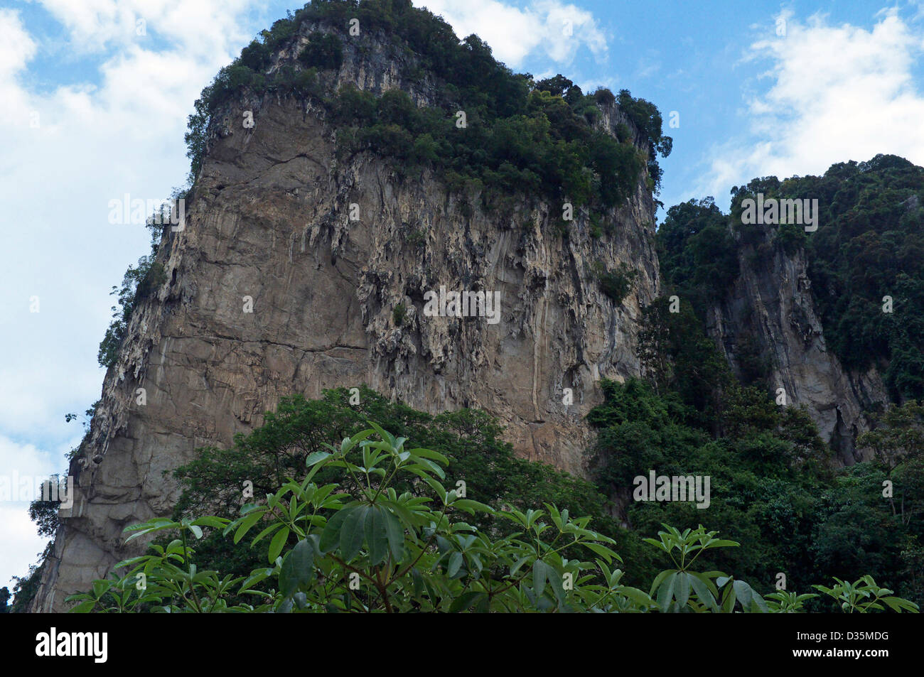 Mountain containing Batu caves in Kuala Lumpur, Malaysia Stock Photo ...