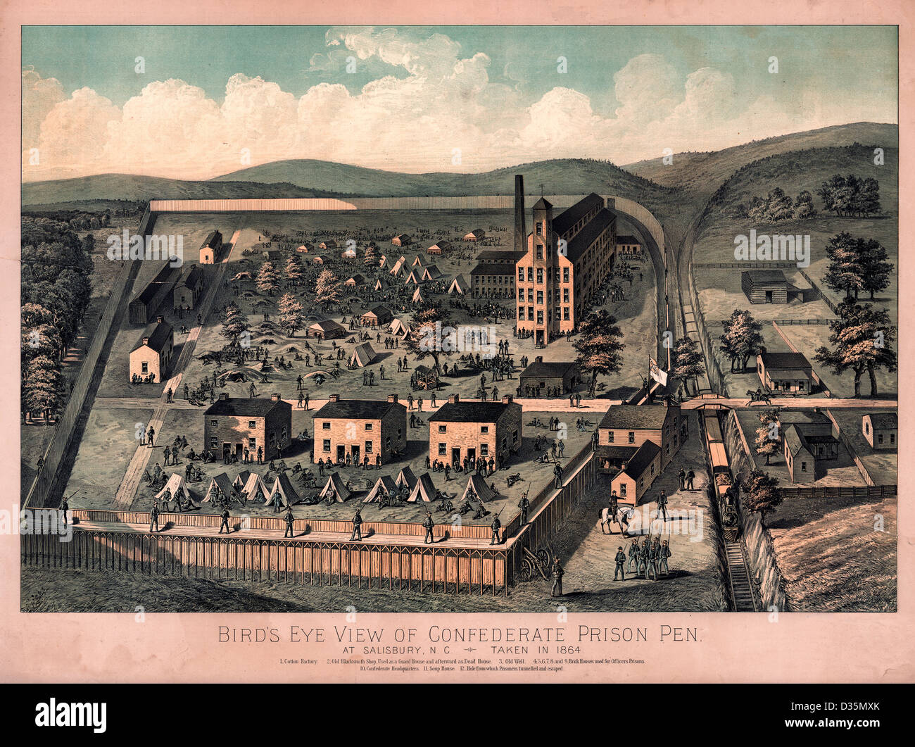 Confederate prison hi-res stock photography and images - Alamy