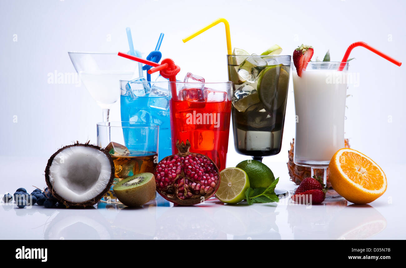 Exotic alcohol drinks Stock Photo - Alamy