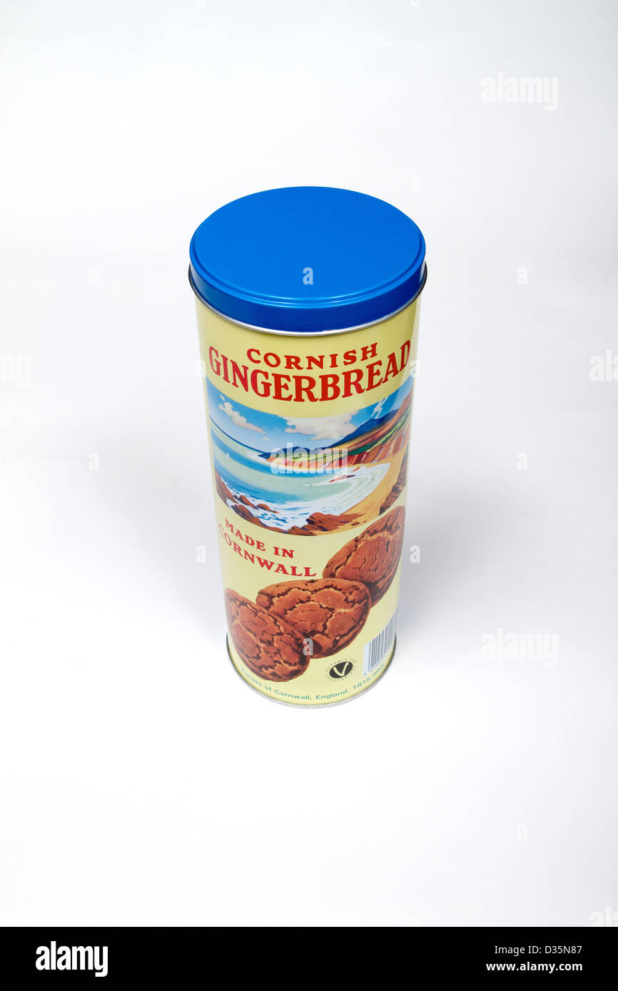 Furniss of Cornwall, Cornish Gingerbread biscuits cookies on a white ...