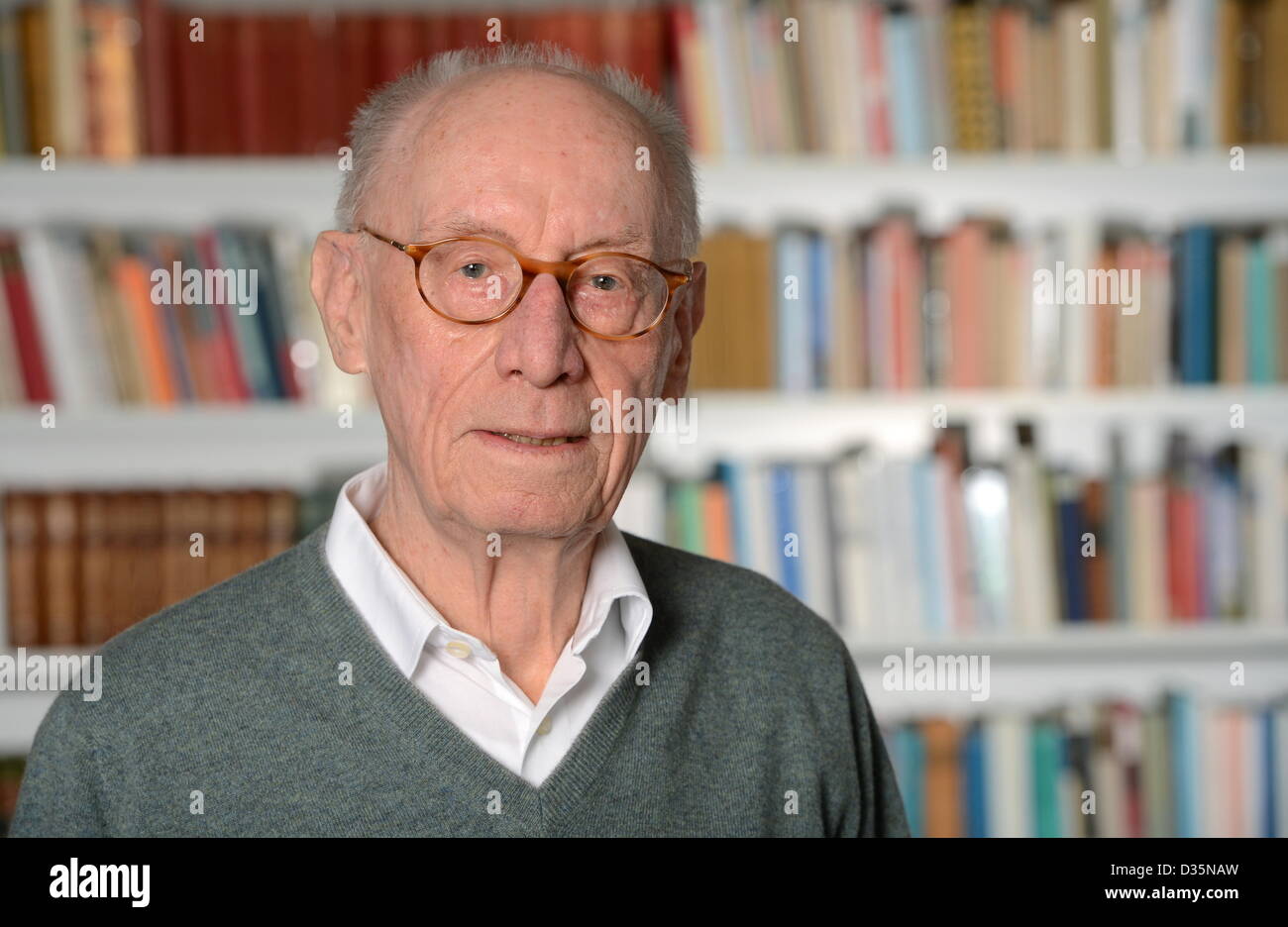Former CEO of Daimler-Benz AG, Edzard Reuter, is pictured in his ...